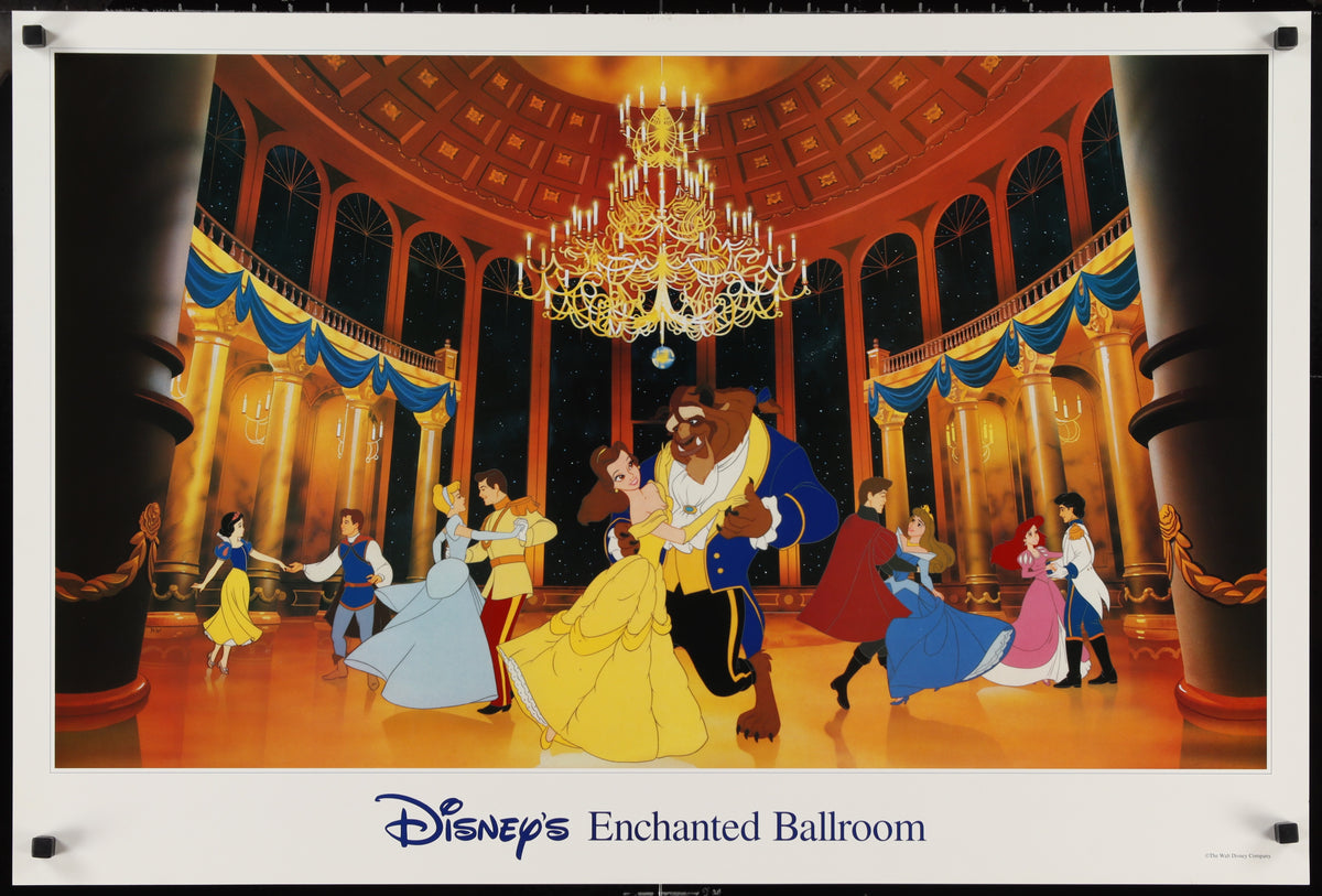 Disney's Enchanted Ballroom (Ca. 1990's 24" x 35") – fudaligalleries